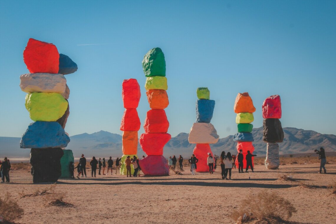 Seven Magic Mountains: How To Visit The Colorful Painted Rocks Near ...